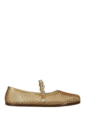 ANCIENT GREEK SANDALS Iro Shells Pvc Ballet Flats - Camel