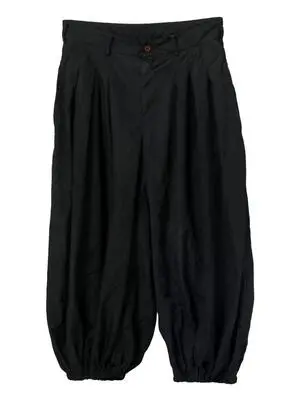 Comme Des Garçons Pleated Trousers - Black