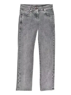 Brunello Cucinelli Straight-leg Jeans - Grey