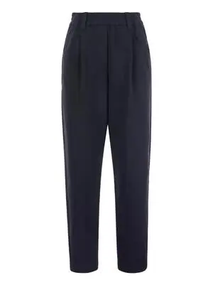 Brunello Cucinelli Belt-loops Trousers - Blue