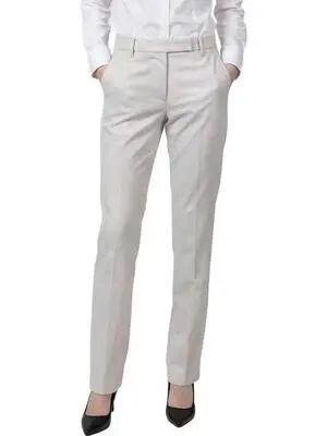 Brunello Cucinelli Belt-loops Trousers - White
