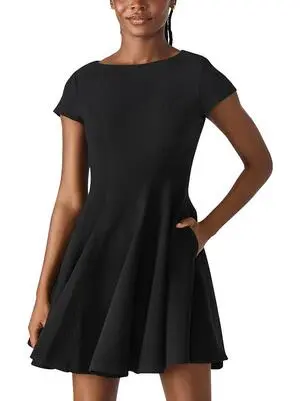 STEVE MADDEN Nili Short Sleeve Dress