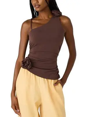 Steve Madden Hadleigh Knit Top - Walnut