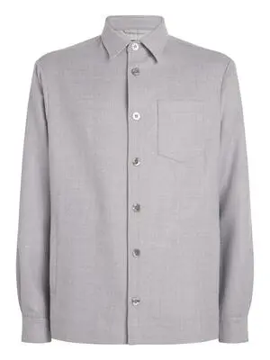 Paul & Shark Cashmere Overshirt - Grey