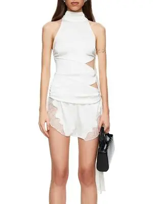Lioness Odette Cutout Sleeveless Top - Porcelain