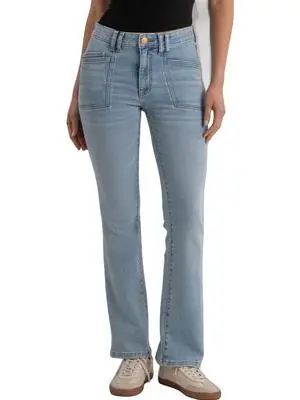 Kut From The Kloth Kelsey High-waist Kick Flare Jeans - Cure