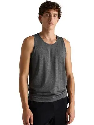 Quince Flowknit Breeze Tank Top - Charcoal