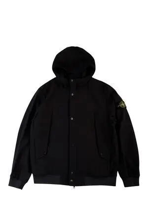 Stone Island Logo Jacket - Black