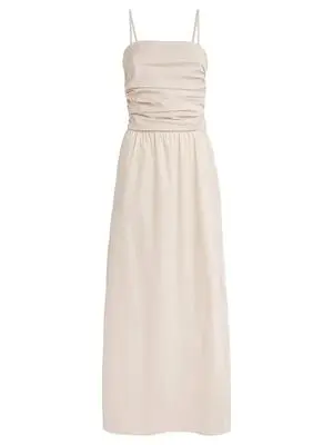 Stylein Cotton-blend Jamila Maxi Dress - Beige