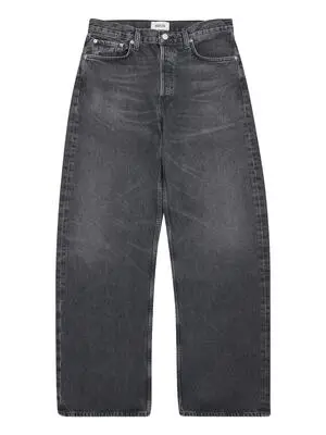 AGOLDE Afton Wide-leg Jeans - Black
