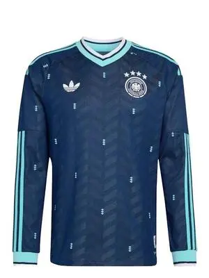 Adidas Germany Authentic Long Sleeve Jersey - Collegiate Navy Blue