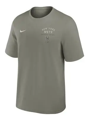 Nike New York Mets Primary Dri-fit Mlb T-shirt - Grey