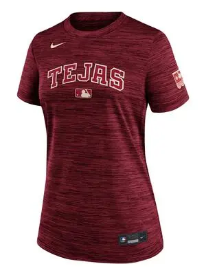 Nike Texas Rangers Authentic Collection City Connect Velocity T-shirt - Red