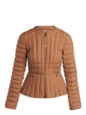 Moncler Quilted Down Jacket - Brown