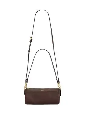 COACH Natural Grain Leather Barrel Bag