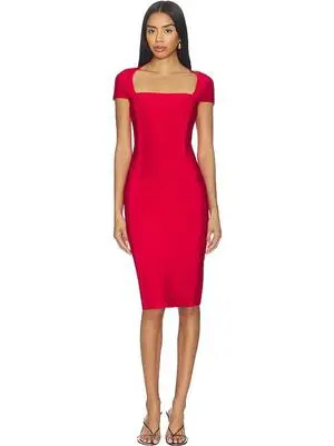 Herve Leger The Premiere Dress - Red