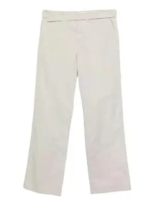 RIER Belted Straight-leg Trousers - Grey