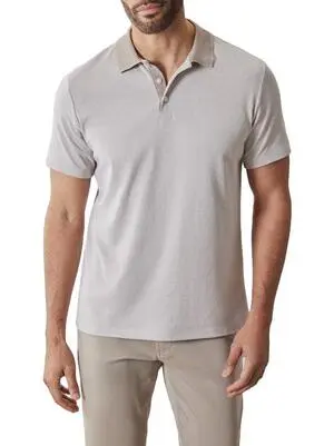 Robert Barakett Rib Collar Polo - String
