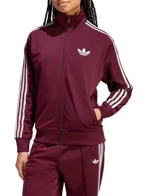 ADIDAS ORIGINALS Firebird Track Jacket - Maroon/off White/