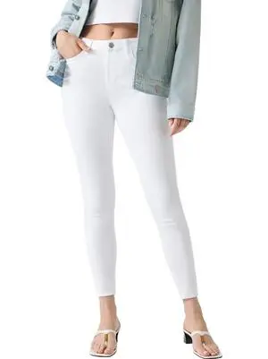 Guess 1981 High-waist Skinny Jeans - White