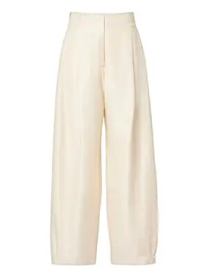 THE ROW Kolina Wide-leg Silk Pants - White