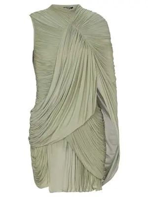 BALMAIN Draped Jersey Dress