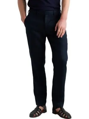 Quince 100% European Linen Tailored Dress Pants - Deep Navy
