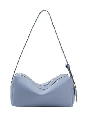 ELLEME Trousse Pebbled Leather Bag - Cloud Blue