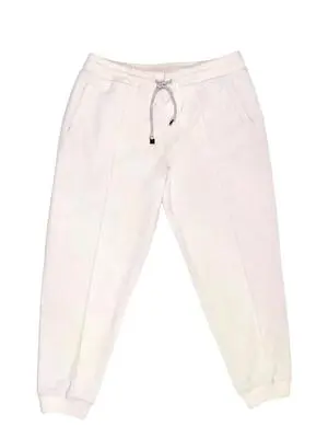 Brunello Cucinelli Cashmere Drawstring Track Pants Neutrals