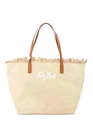 MC2 SAINT BARTH City Fringed Tote Bag - Neutrals