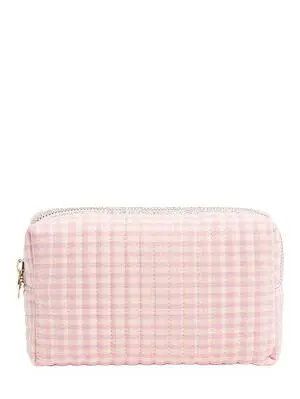 Stoney Clover Lane Small T-seam Pouch - Rose Gingham