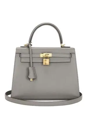 Undefined Hermes Madame Kelly 25 Handbag - Gris