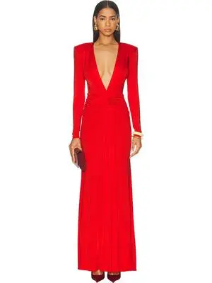 THE NEW ARRIVALS ILKYAZ OZEL Azure Maxi Dress - Amberica