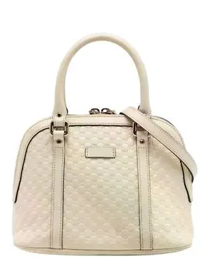 Gucci Mini Dome Satchel - White
