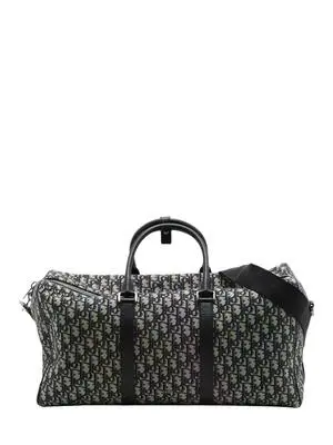 Dior Oblique Canvas Lingot 50 Travel Bag - Blue