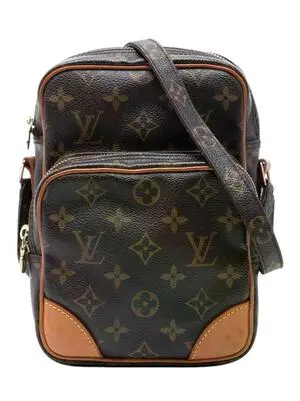 LOUIS VUITTON 2002 Monogram Amazone Crossbody Bag - Brown