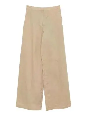 Max Mara Msttapioca Zip-up Palazzo Pants - Neutrals