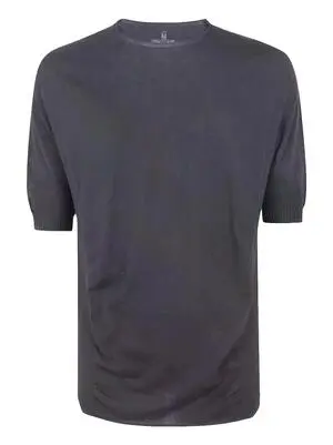 MD75 Ribbed-trim T-shirt - Grey