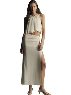 Bec & Bridge Cadence Racer Maxi Dress - Snow