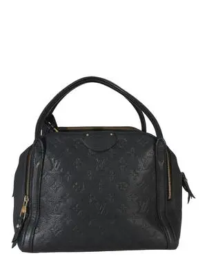 LOUIS VUITTON Monogram Empreinte Marais Mm - Black