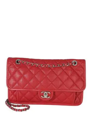 CHANEL Quilted Caviar French Riviera Flap Bag