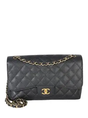 Chanel Jumbo Double Flap Bag - Black