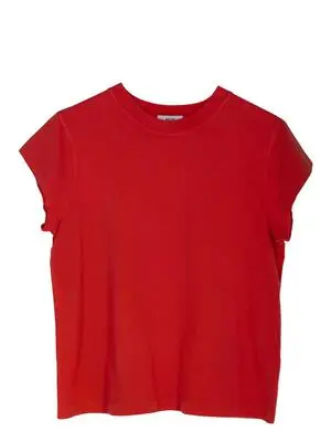 AGOLDE Bryce Cap-sleeve T-shirt - Red