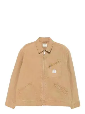 ROY ROGER'S Workwear Zip-up Jacket - Brown
