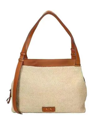 Armani Exchange Woven Mini Shoulder Bag - Neutrals