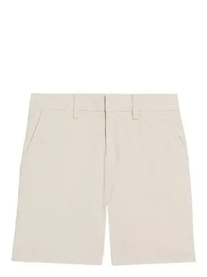 Rag & Bone Haydon Striped Cotton-blend Canvas Shorts - Ecru