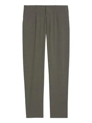Rag & Bone Pleated Wool-blend Trousers - Army Green