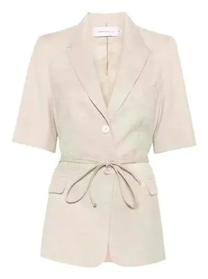 SIMONA CORSELLINI Single-breasted Blazer - Neutrals