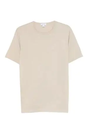 Sunspel Crew-neck Short-sleeve T-shirt - Neutrals
