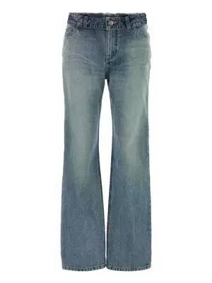 Alexander McQueen Faded-effect Jeans - Blue